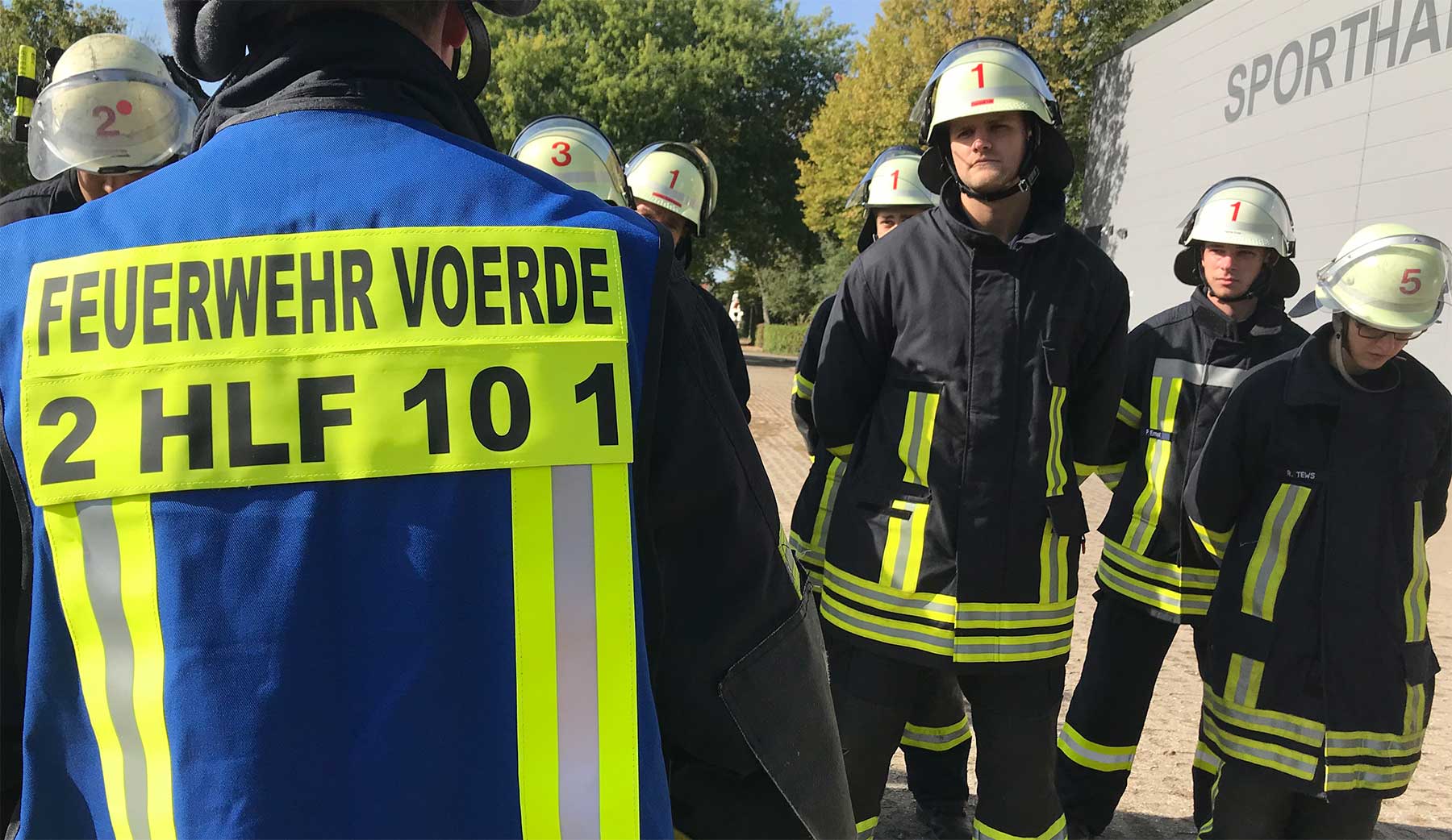 Grundausbildung Teil 1 der Feuerwehr Voerde - Freiwillige Feuerwehr Voerde